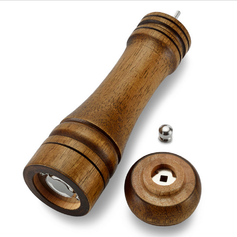 Kitchen Tools Cooking Pepper Grinder Hand Movement Oak Solid Wood ...